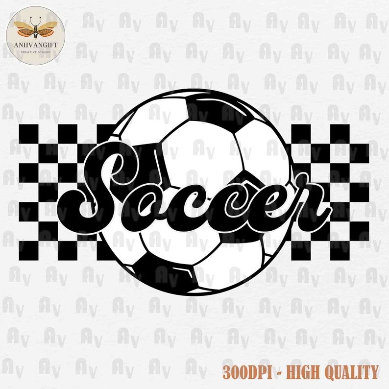 Soccer Checkered SVG PNG, Soccer Svg, Sport Shirt Svg, Socce | Inspire ...