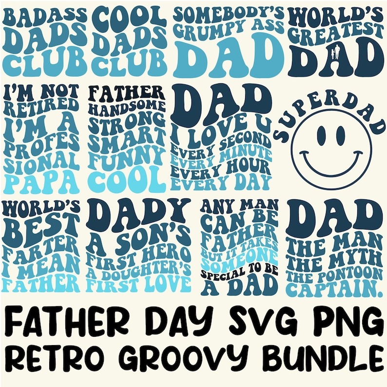 Dad Svg Bundle, Father's Day Svg Bundle, Dad Quotes Svg, Png | Inspire ...
