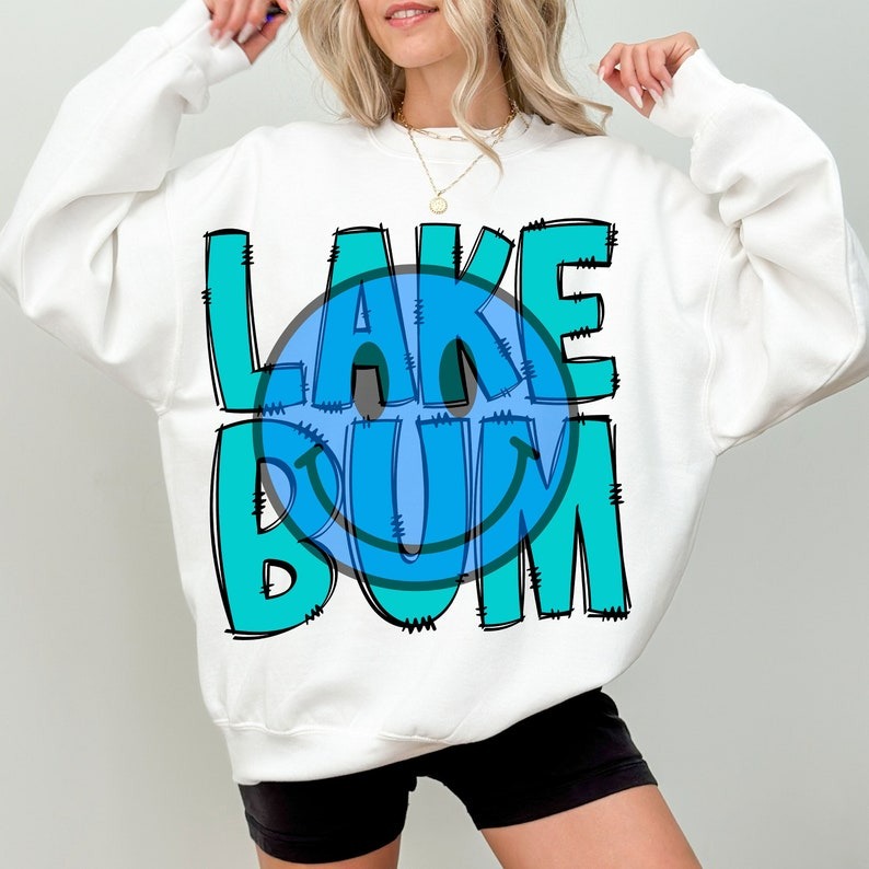 Smiley Face Lake Bum png, Summer sublimation, Summer png, Re | Inspire ...