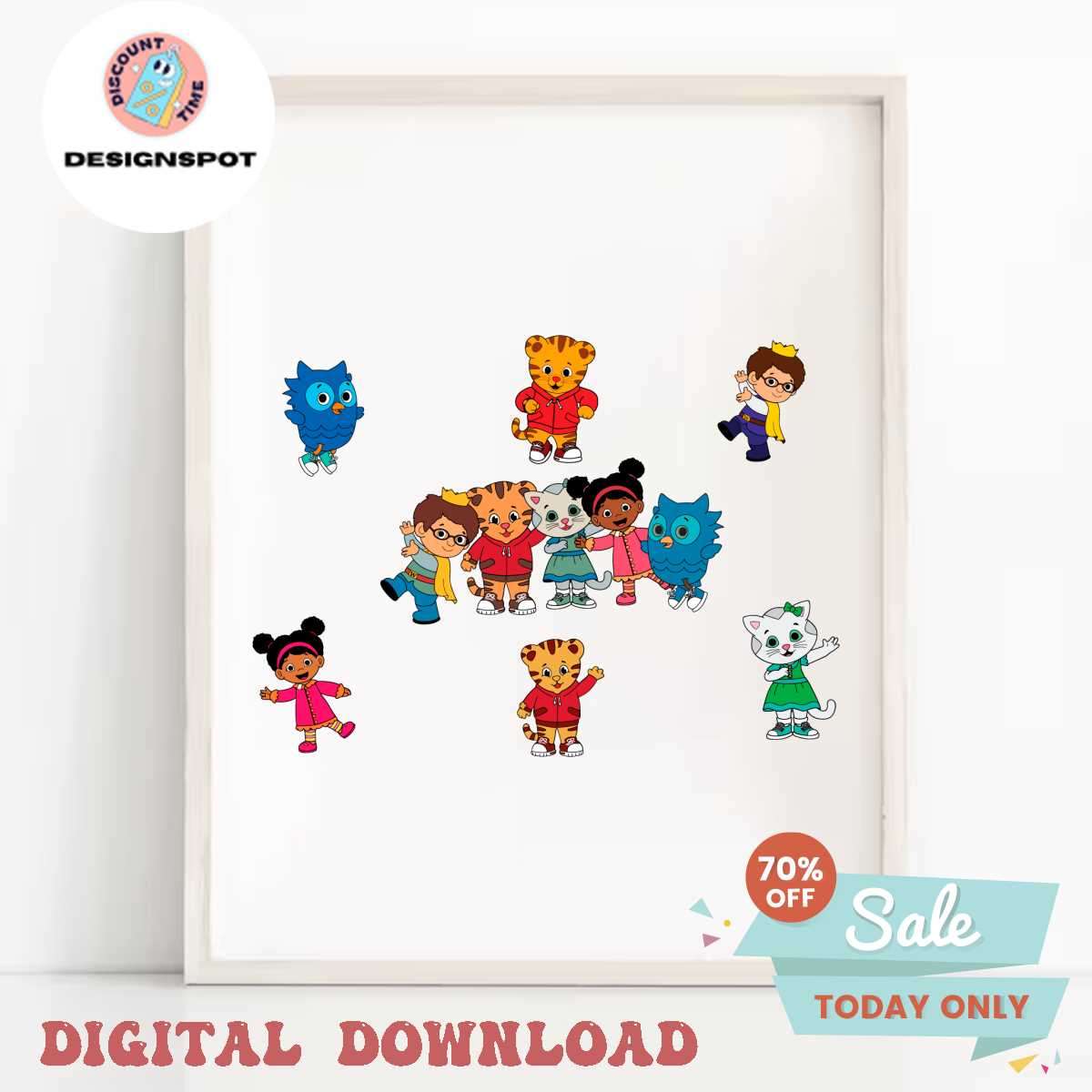 Daniel Tiger Layered SVG and PNG Bundle Daniel Tiger Trolley | Inspire ...