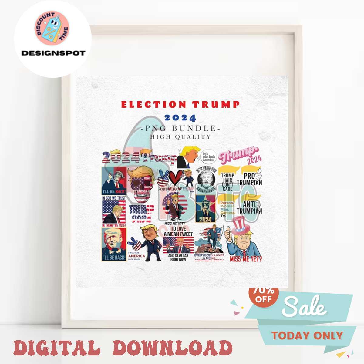 Trump 2024 Presidential Election PNG Bundle, Circle Back, Ta - Inspire ...