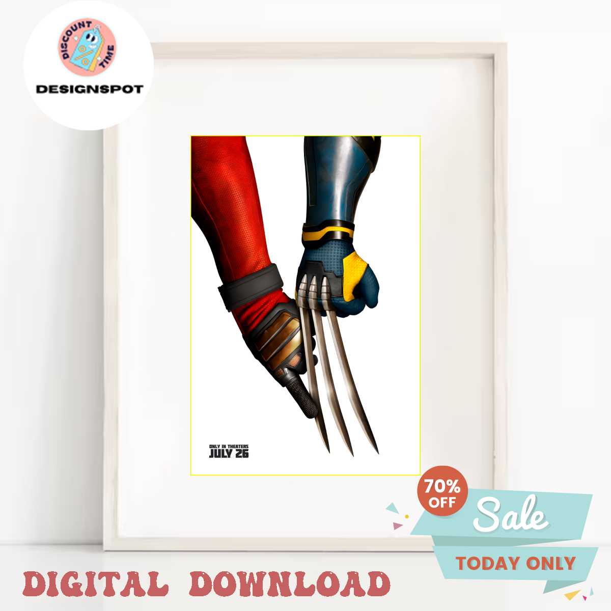 Deadpool And Wolverine Hold Hand PNG - Inspire Uplift