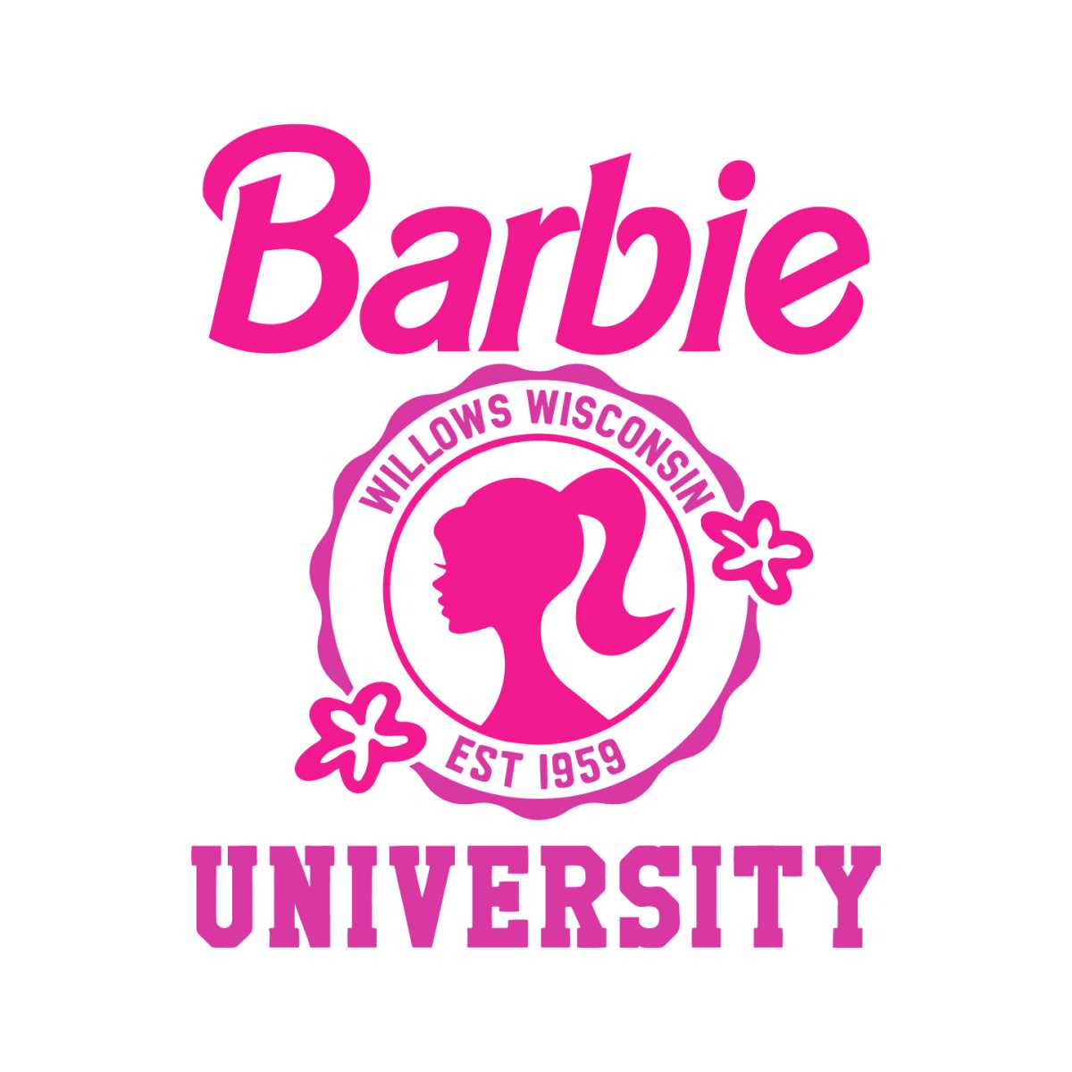 Barbi University Svg, Doll University SVG, PNG, Birthday Par | Inspire ...