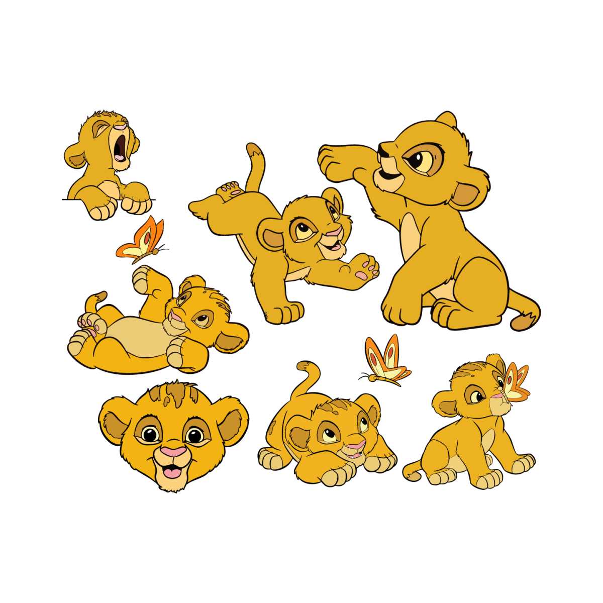 Baby Simba Clipart