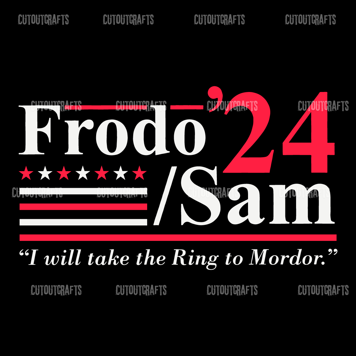Frodo And Sam 2024 I Will Take The Ring To Mordor SVG - Inspire Uplift