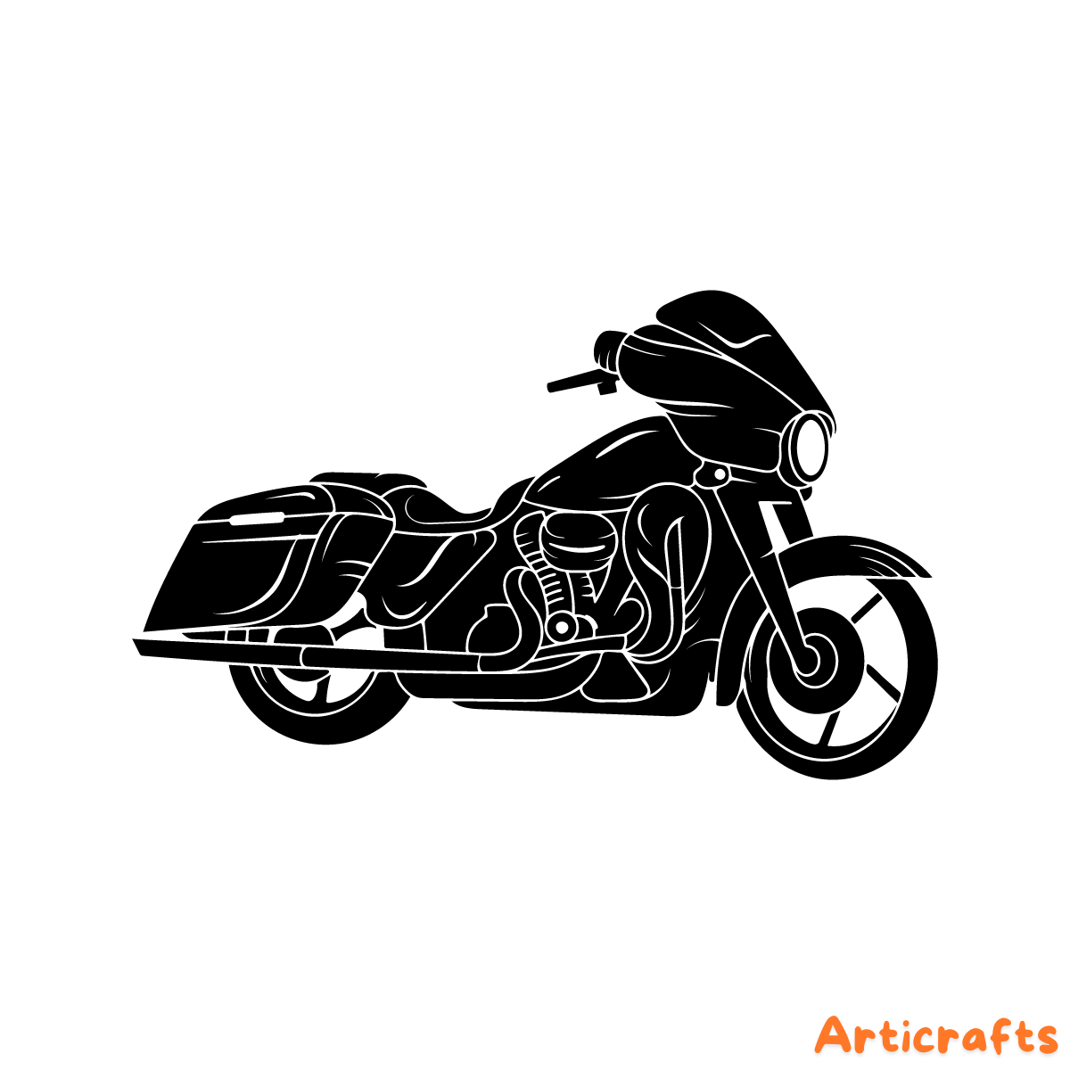Motorcycle SVG File Digital Download Files - Inspire Uplift