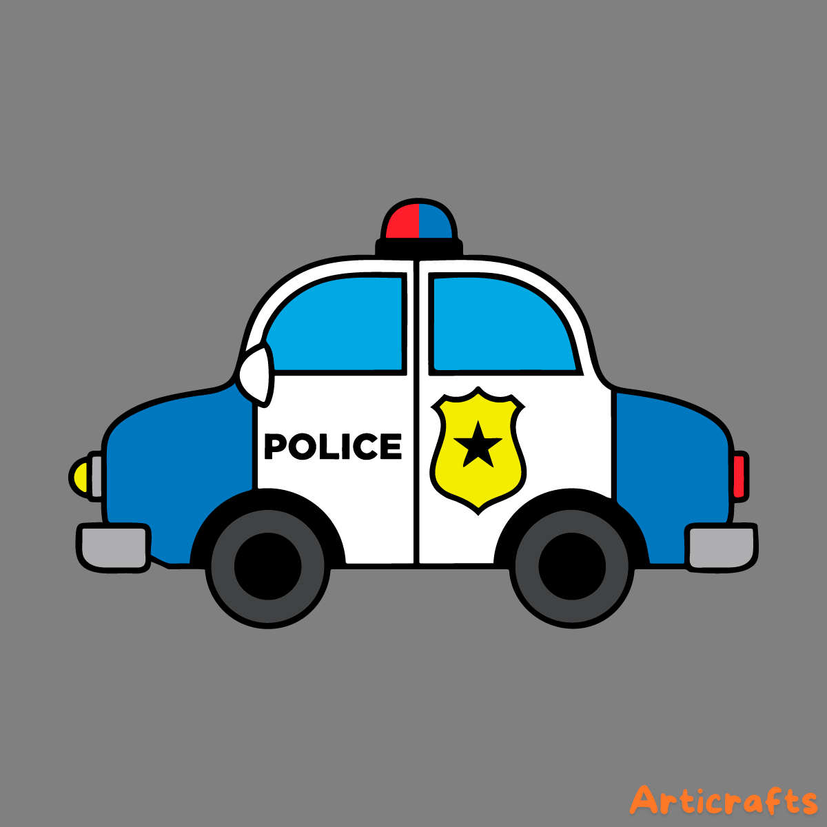 Police Car Clipart | Inspire Uplift