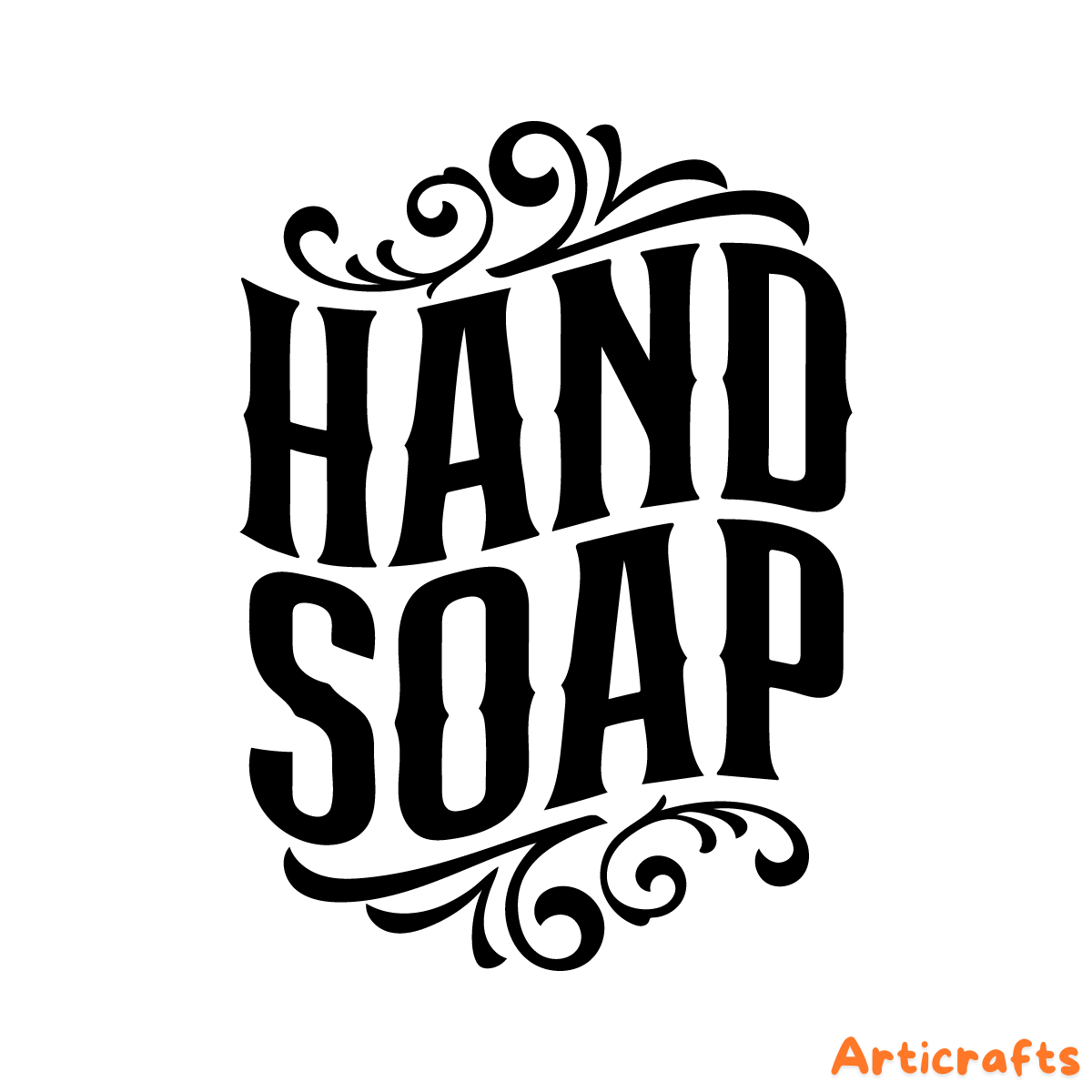 Hand Soap Label svg png Digital Download Files - Inspire Uplift