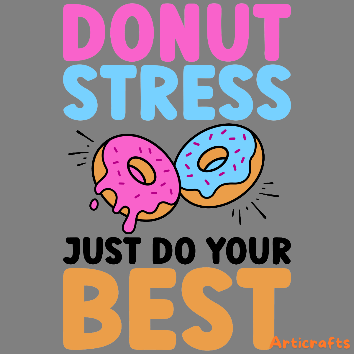 Donut Stress Svg | Inspire Uplift