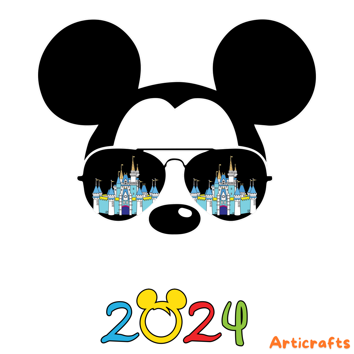 Mickey Mouse 2024 Disney Vacation PNG Digital Download Files | Inspire ...