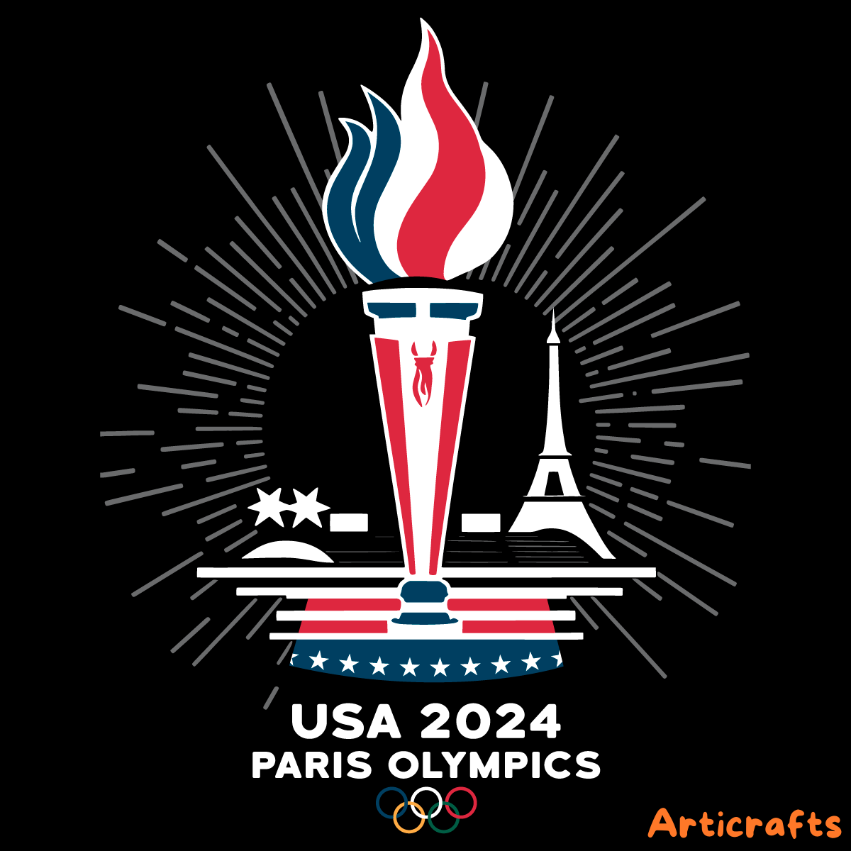 Olympics In Paris 2024 SVG Digital Download | Inspire Uplift