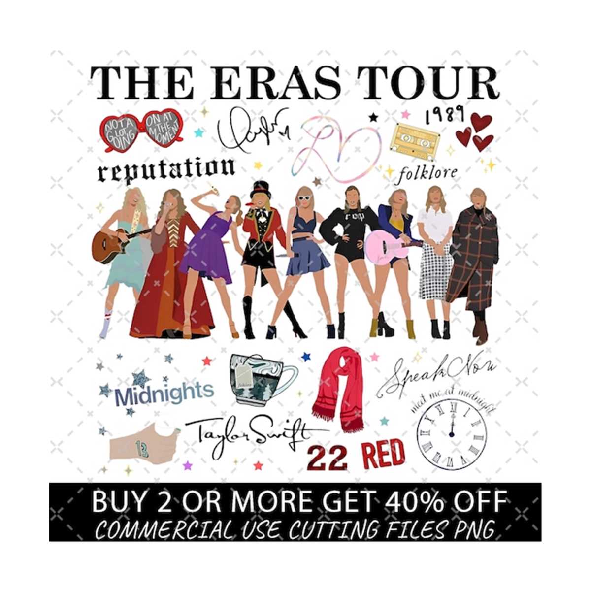 Taylor Swift The Eras Tour PNG, Taylor swift The Eras Tour 2 | Inspire ...