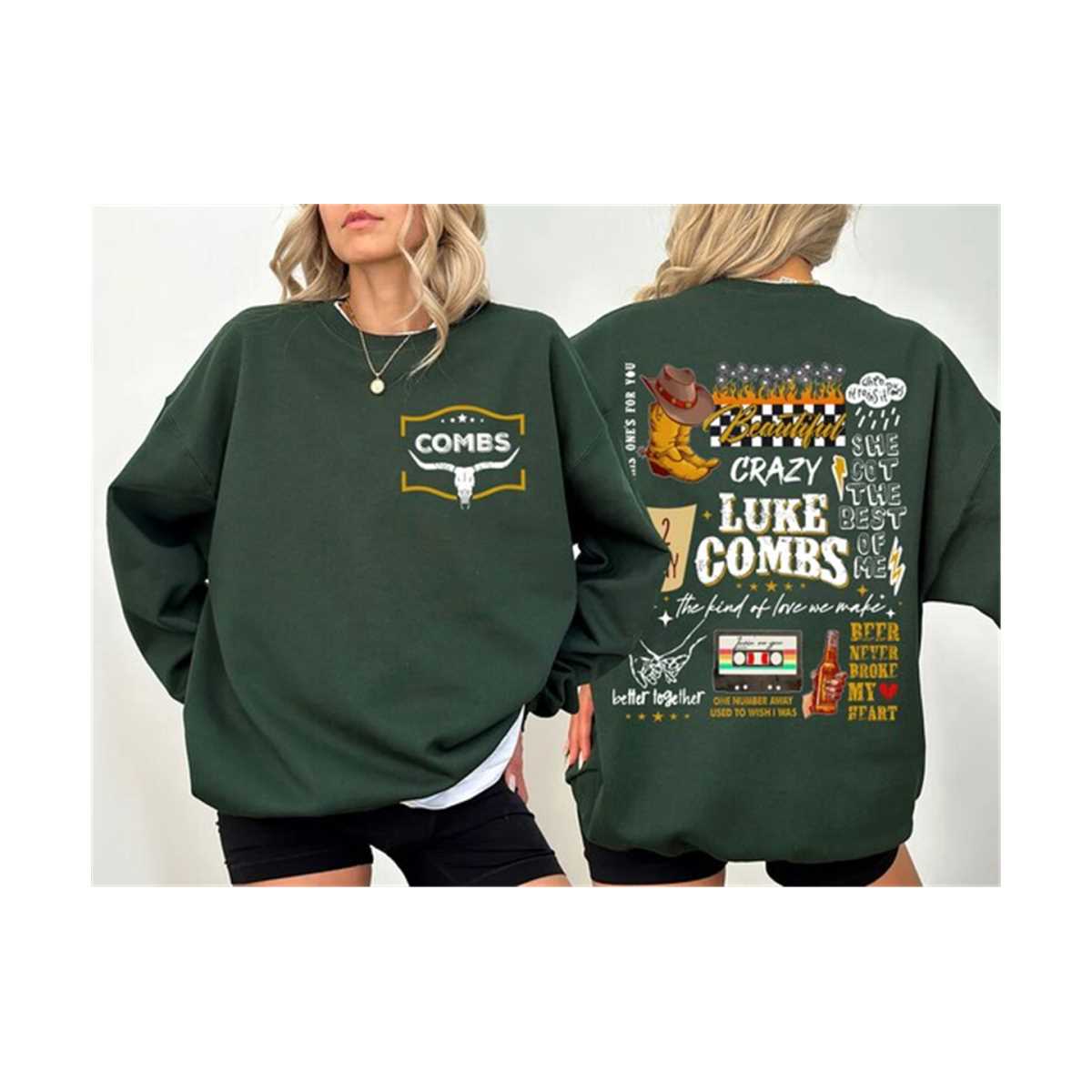 Vintage Combs Bullhead PNG, Country Music Png, Luke Combs Mu | Inspire ...