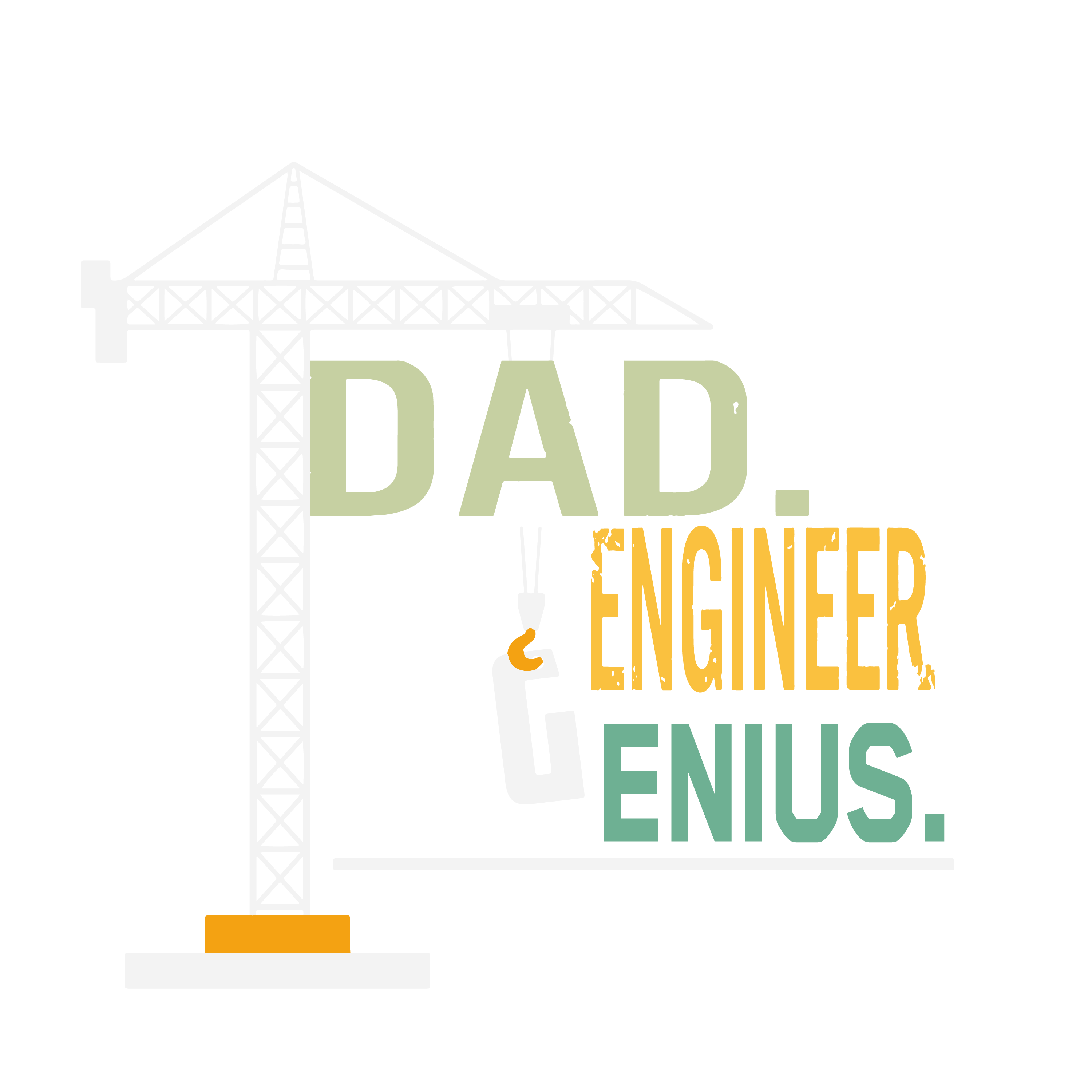 Dad Engineer Enius Svg, Father's Day Svg, Daddy Svg, Dad Shi | Inspire Uplift