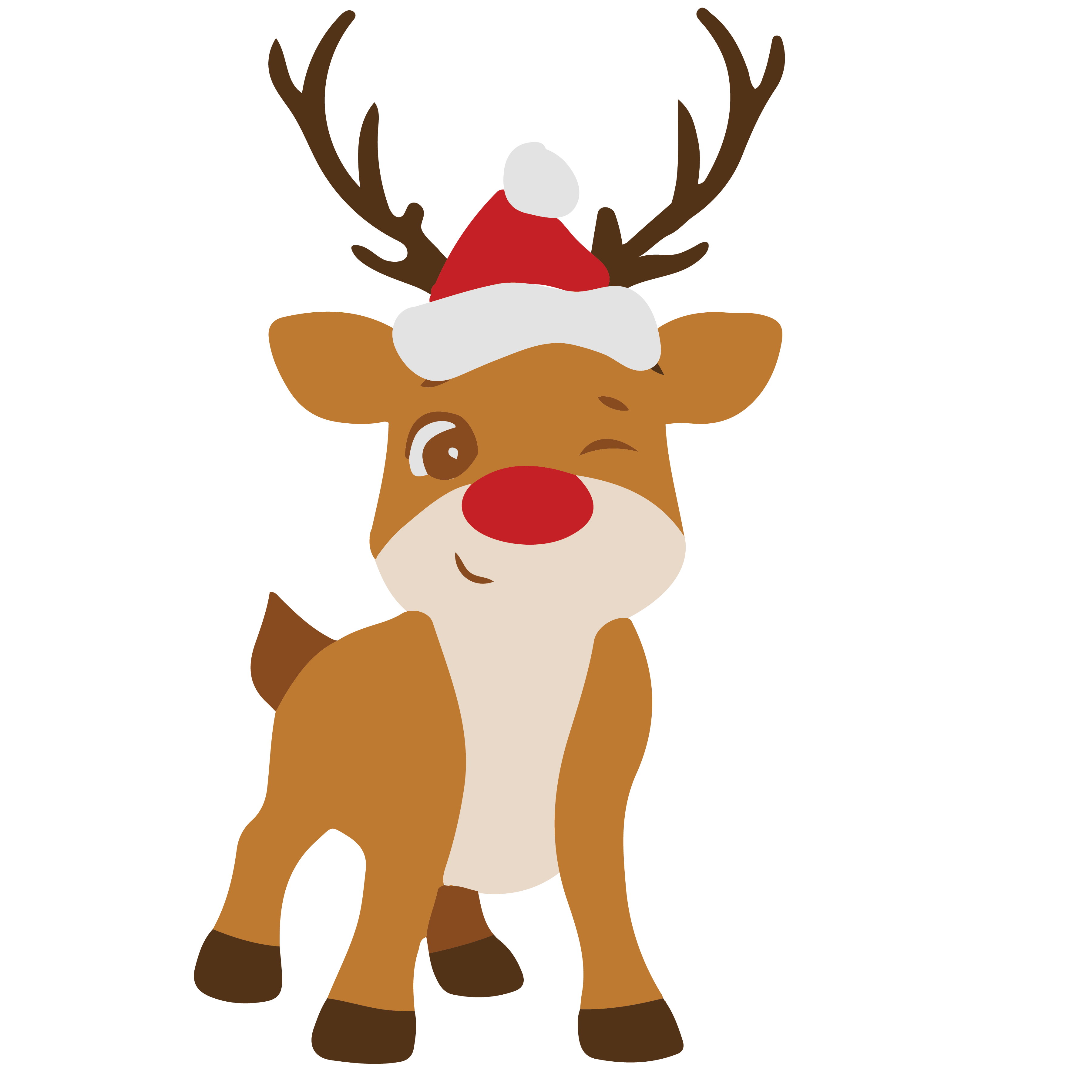 Reindeer Svg, Reindeer christmas Svg, Reindeer Red Nose Svg, | Inspire ...