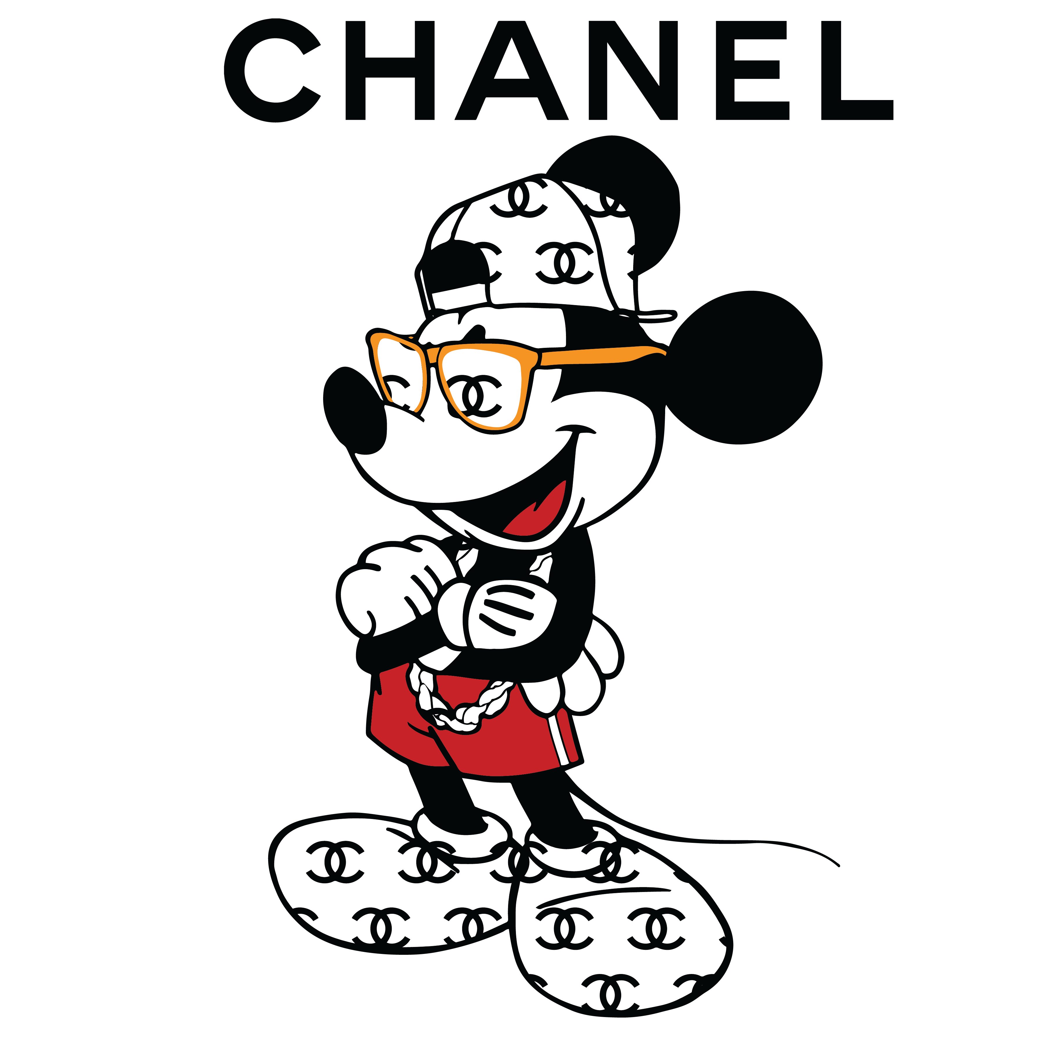 Chanel Mickey Mouse Svg, Disney Mickey Mouse Svg, Fashion Br | Inspire ...