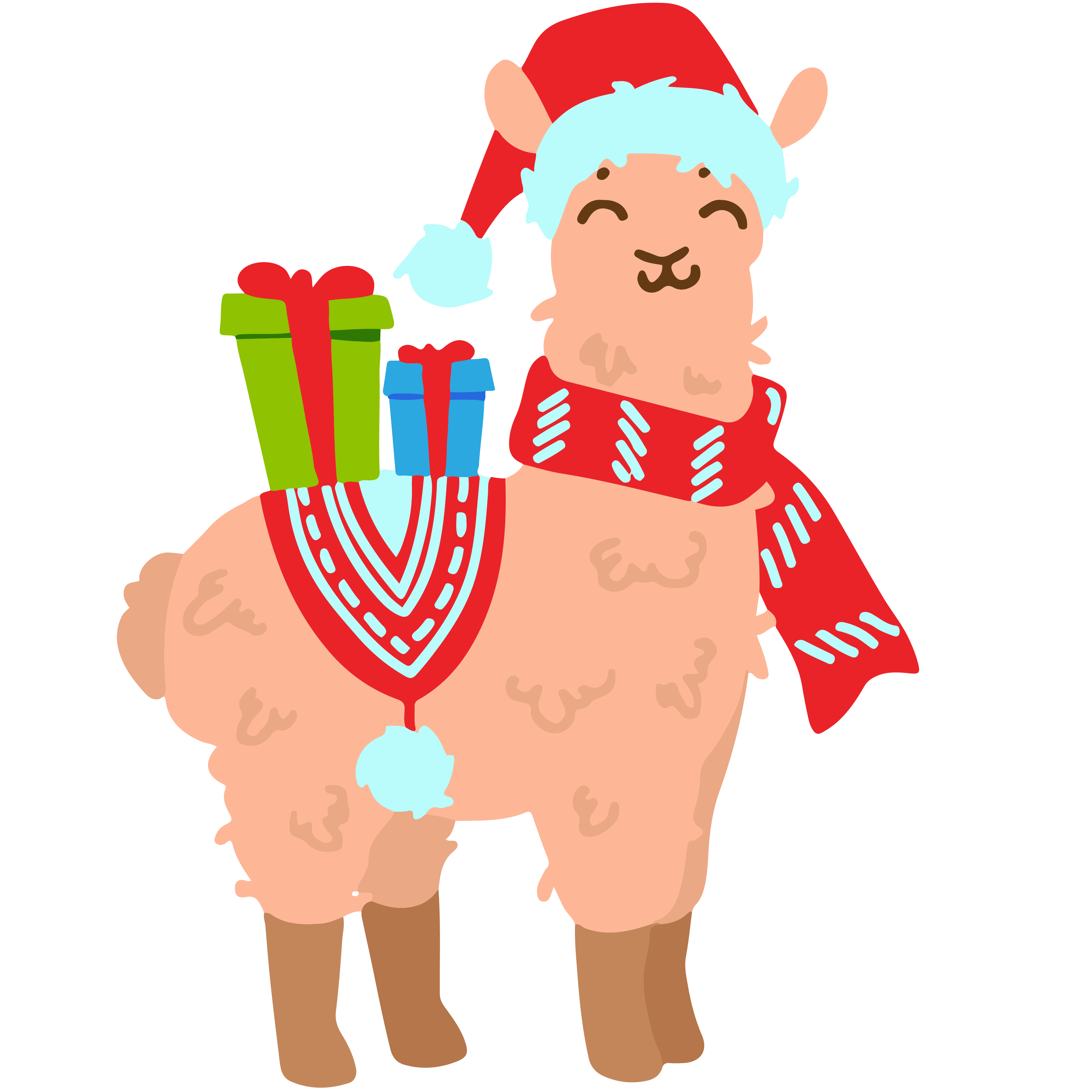 Christmas Llama Svg, Llamas clipart, Llama Holidays Svg, Mer - Inspire ...