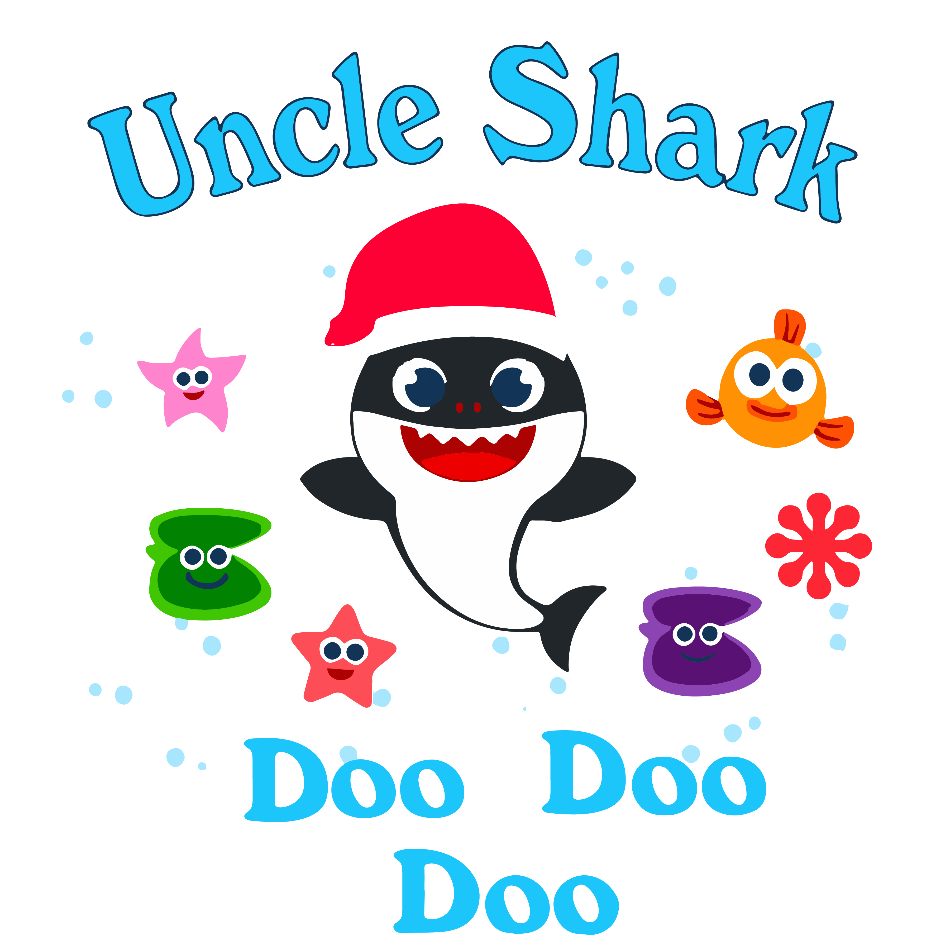Uncle Shark Svg, Baby Shark Christmas Svg, Shark family Svg, | Inspire ...