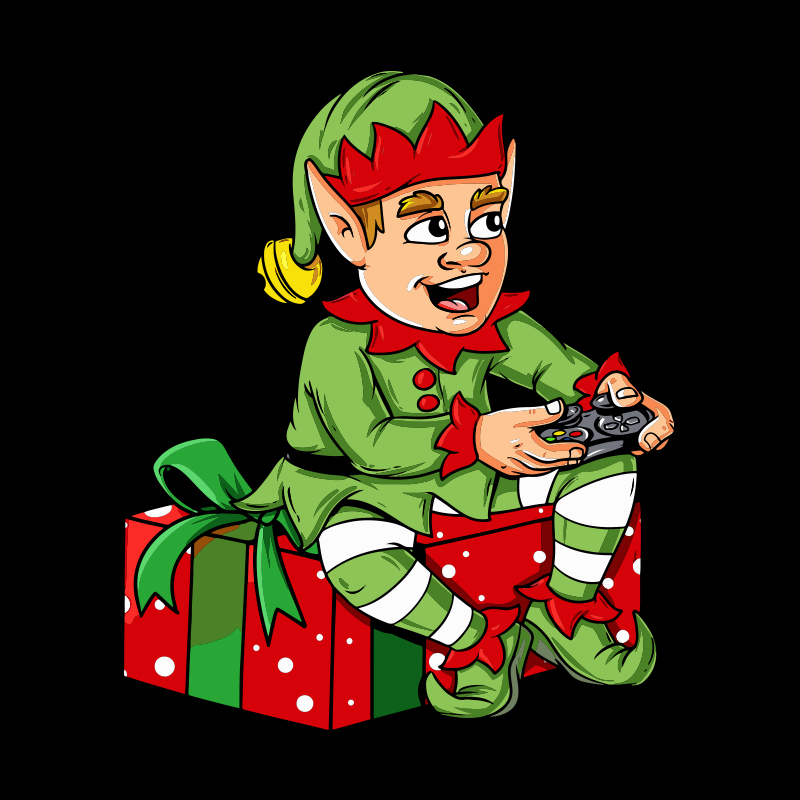 Christmas Elf Video Gamer Controller Svg, Elf Svg, Computer | Inspire ...
