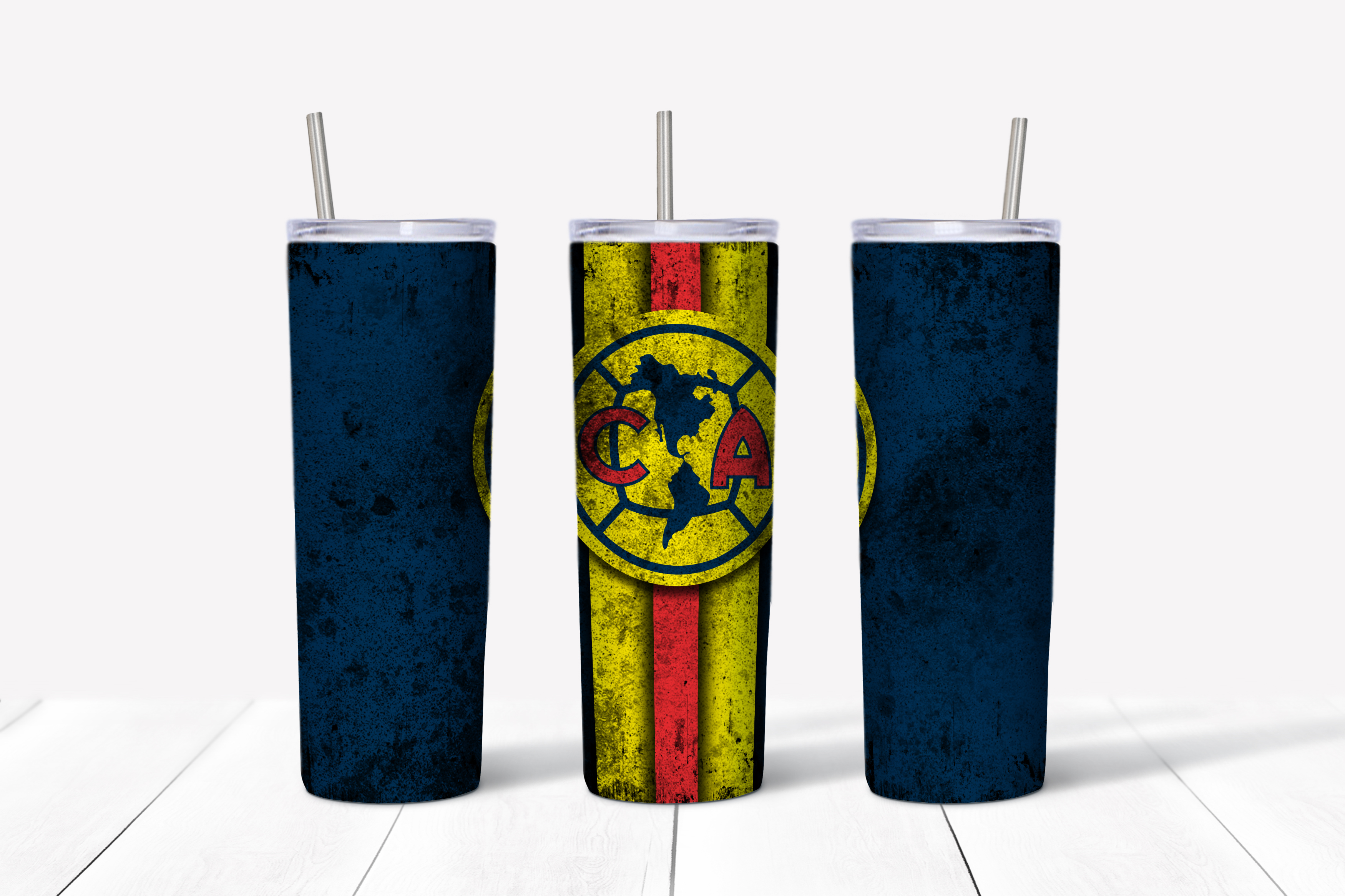 Club America Tumbler Wrap, Sports 20oz Skinny Tumbler Wrap, | Inspire ...