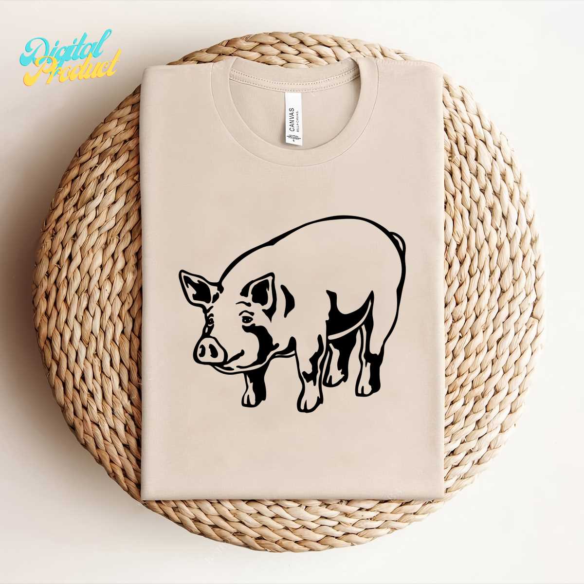 pig svg, pig png, pig svg cut file cricut, pig silhouette, p | Inspire ...