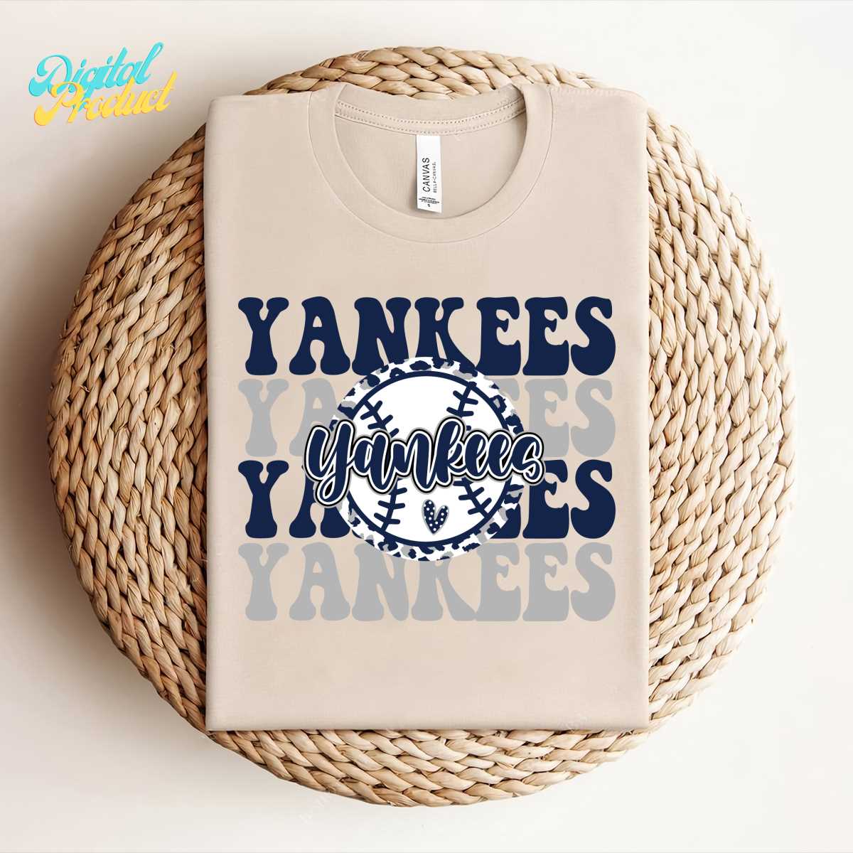 Yankees Baseball Svg Cricut Digital Download | Inspire Uplift