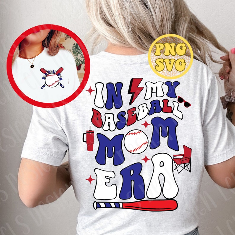 Baseball mom svg cut file for tshirt design, Baseball mom pn | Inspire ...