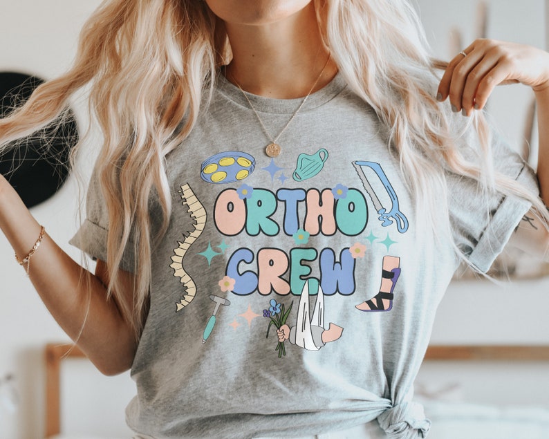 Ortho crew shirt for gift for nurse, orthopedic surgeon, ort | Inspire ...
