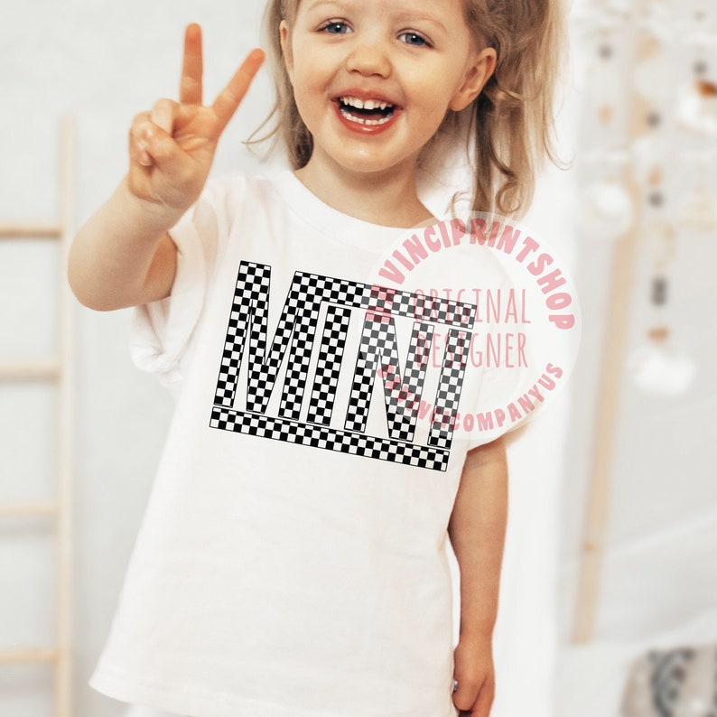 Checkered Mini Sublimation Designs, Little girl png, Girl Su | Inspire ...