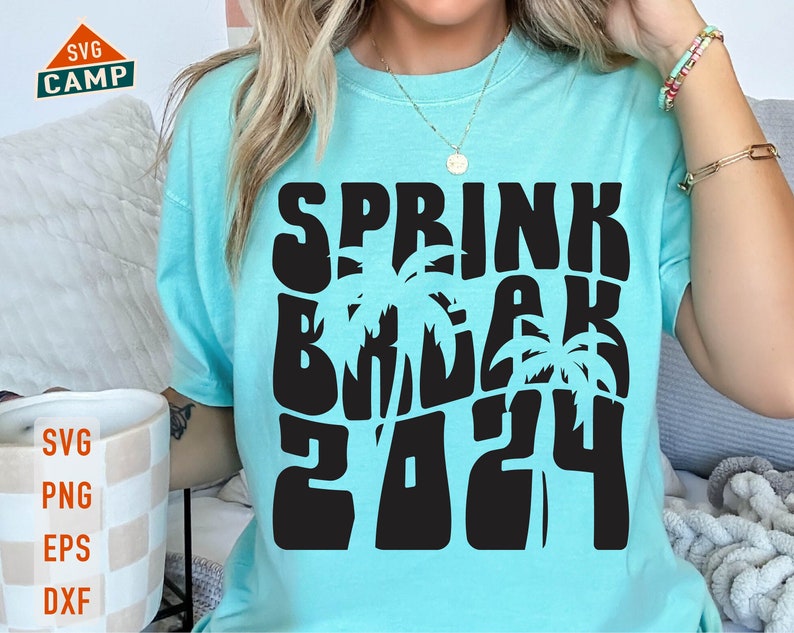 Spring Break 2024 Svg, Spring Break Crew Svg, Beach Trip Svg | Inspire ...
