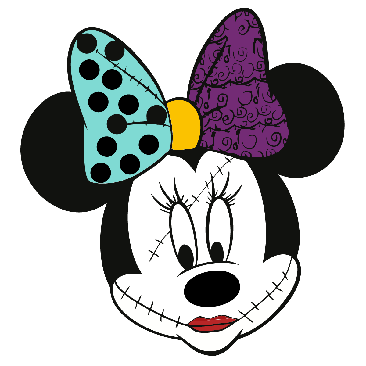 Disney Sally Minnie Mouse Svg, Nightmare Before Christmas Sv | Inspire ...