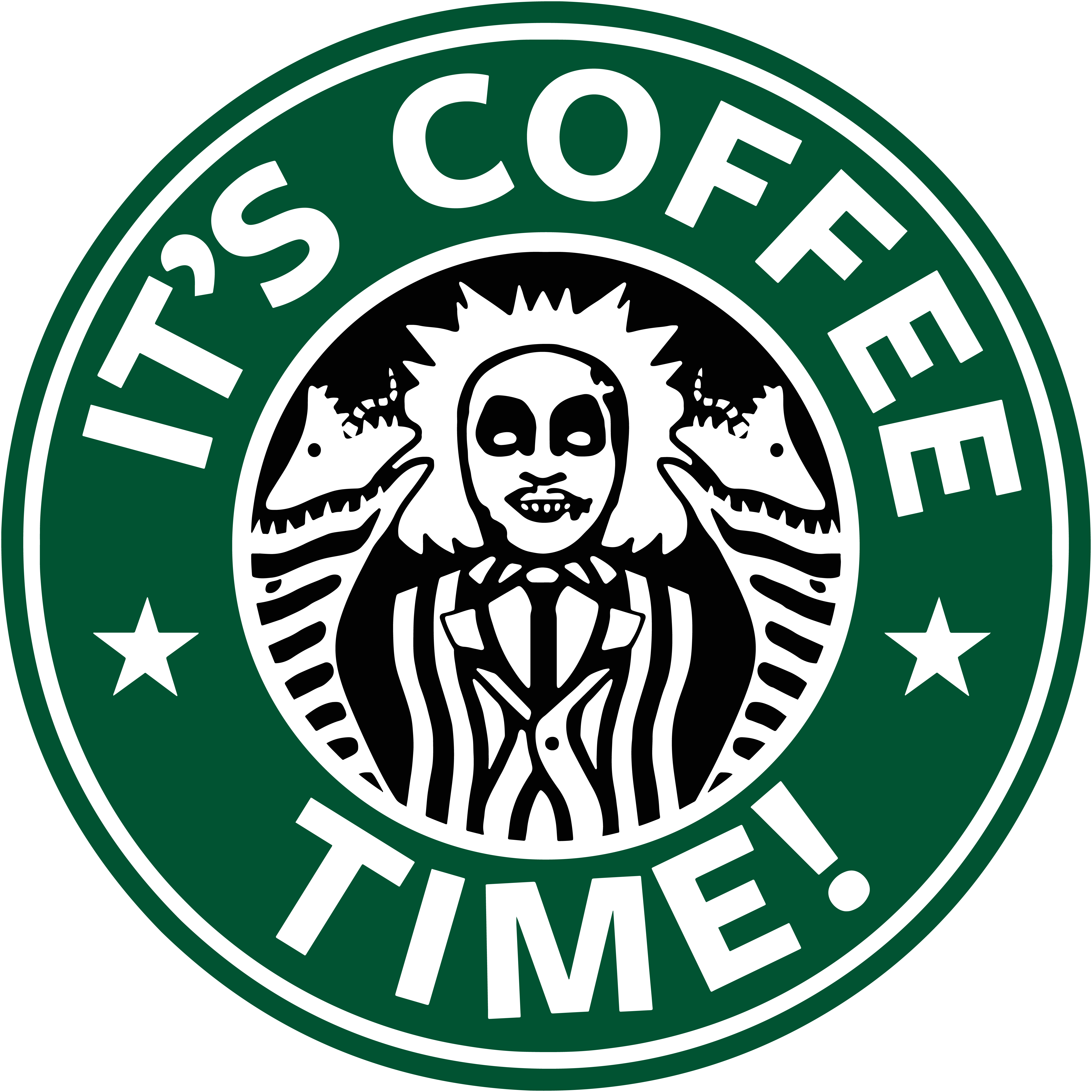 Beetlejuice Starbucks Svg, Horror Movie Svg, Zombie Svg, San - Inspire ...