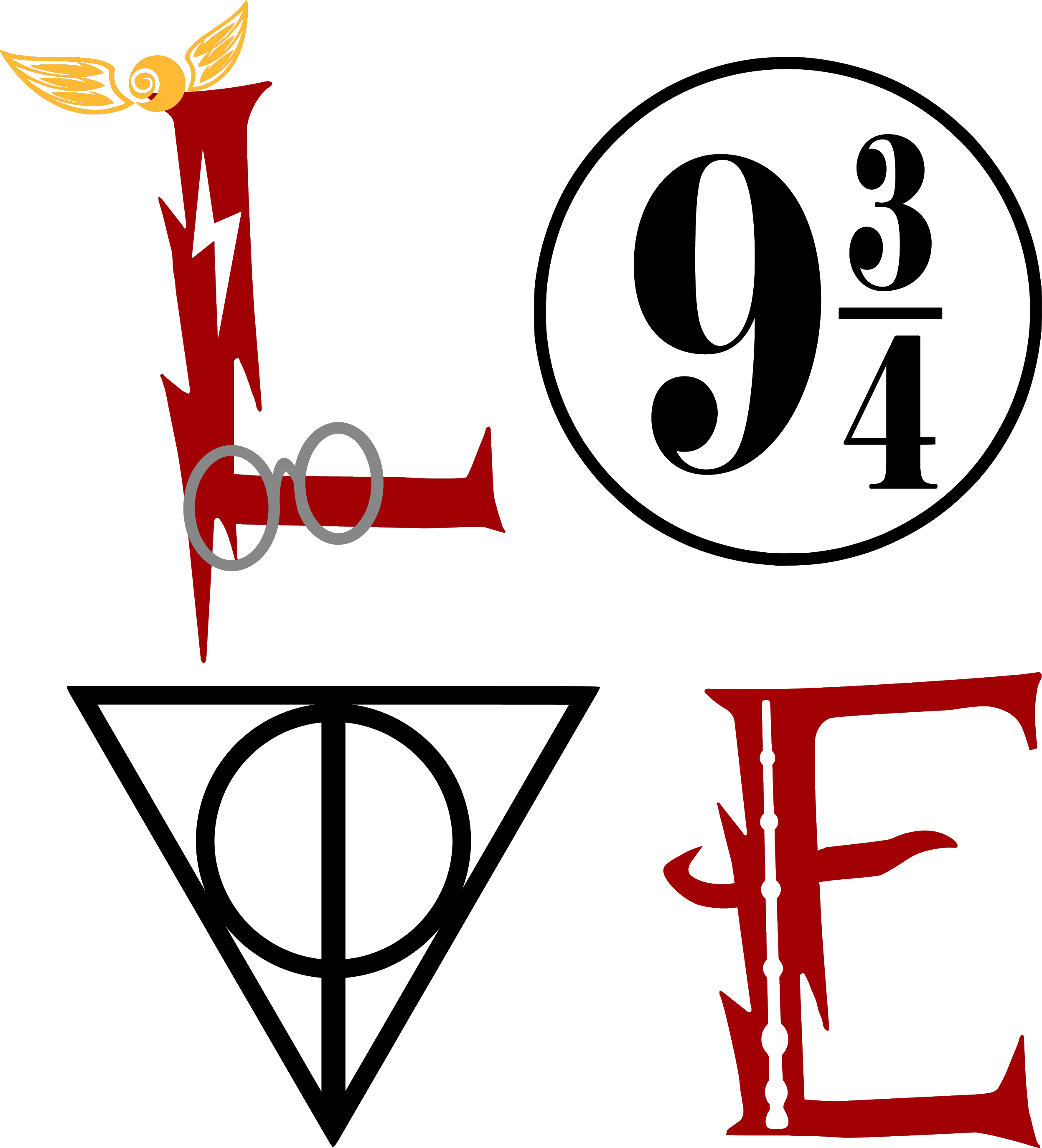 Love harry 9 3 4 Svg, Harry Potter Svg, Harry Potter Movie S | Inspire ...