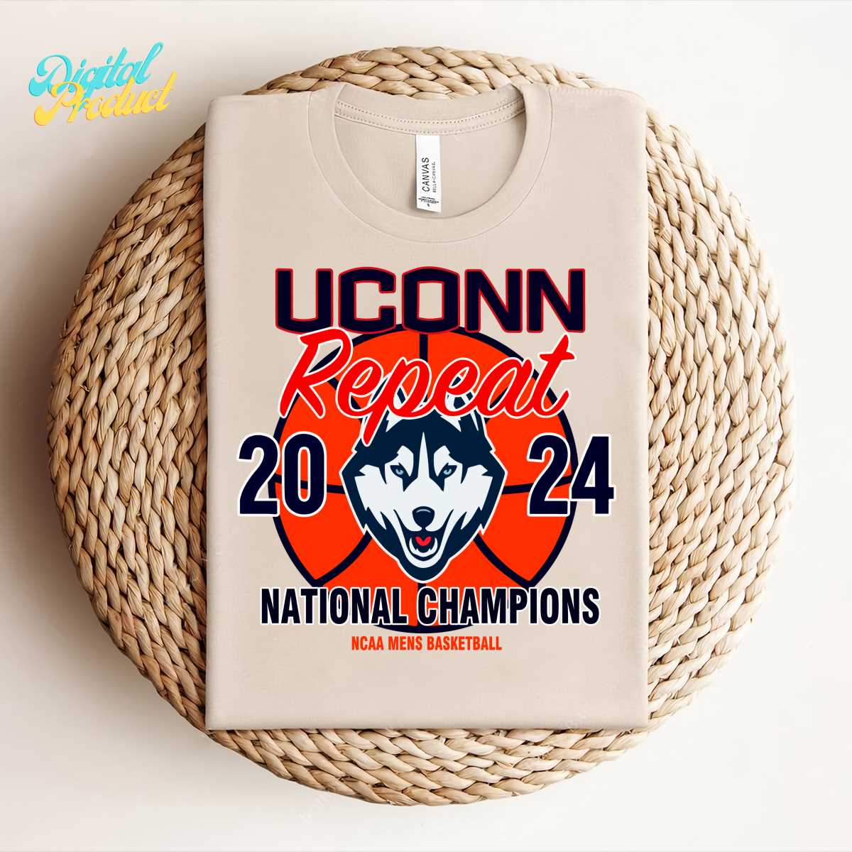 UConn Huskies Repeat 2024 National Champions SVG - Inspire Uplift