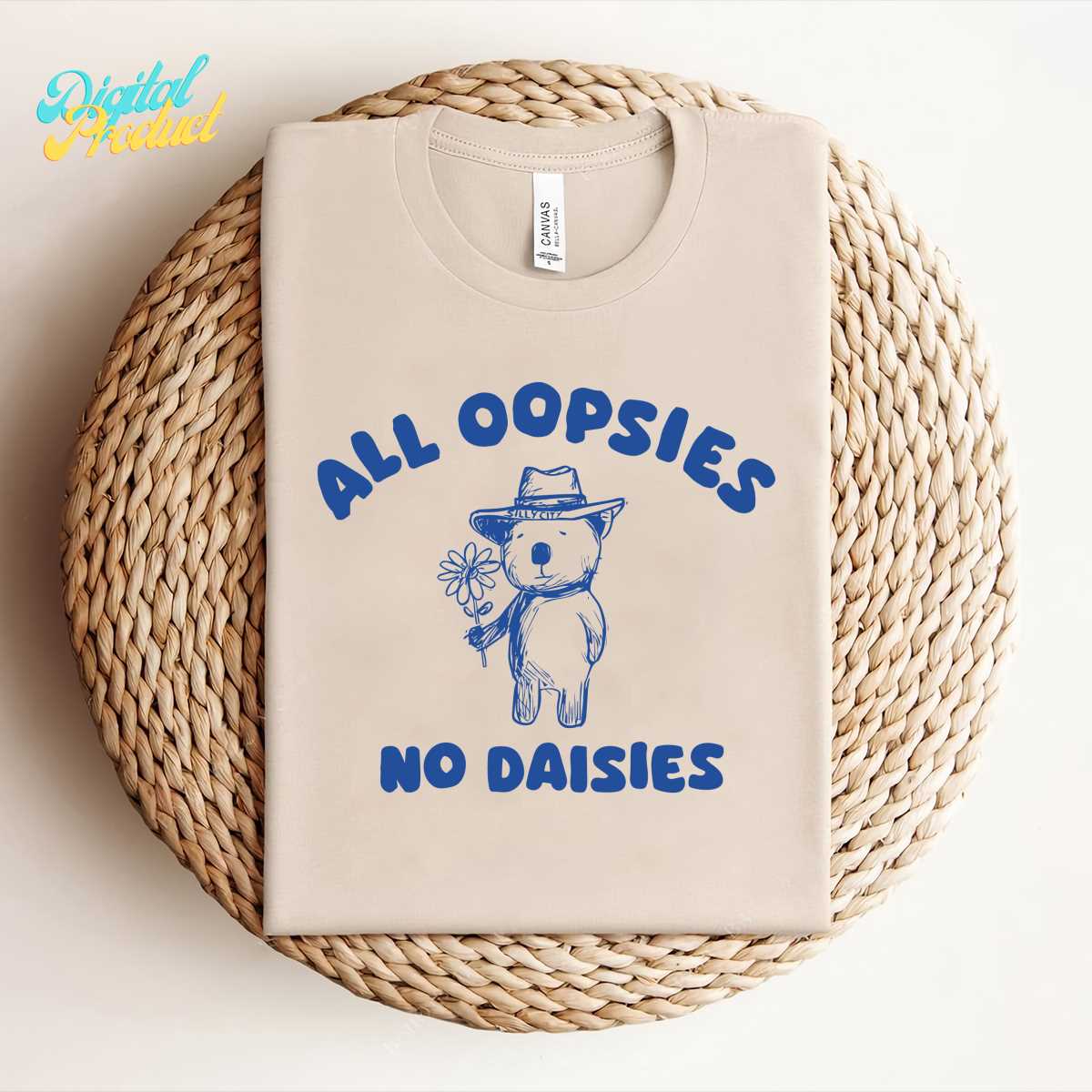Funny All Oopsies No Daisies Bear Meme SVG - Inspire Uplift