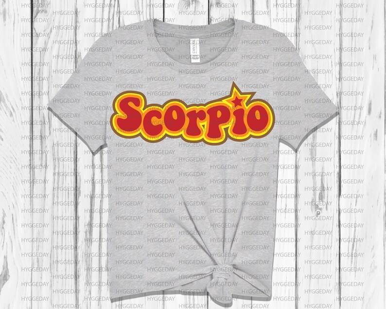 Retro Scorpio SVG DXF PNg, Cut File, Scorpio Svg, Astrology | Inspire ...