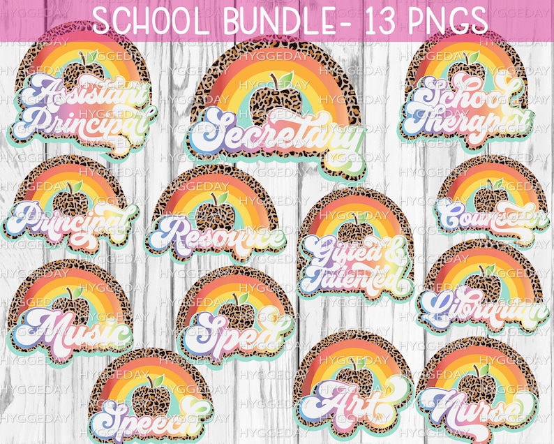 School Occupation bundle Png, Sublimation Download, principa | Inspire ...