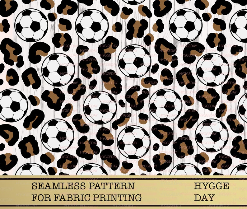 Seamless Soccer Leopard Png, Sublimate Download, Digital Pap | Inspire ...