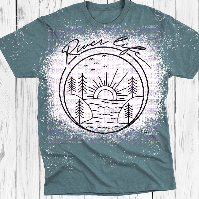 River Life SVG DXF PNG, vacation, boho, hand drawn, doodle, | Inspire ...