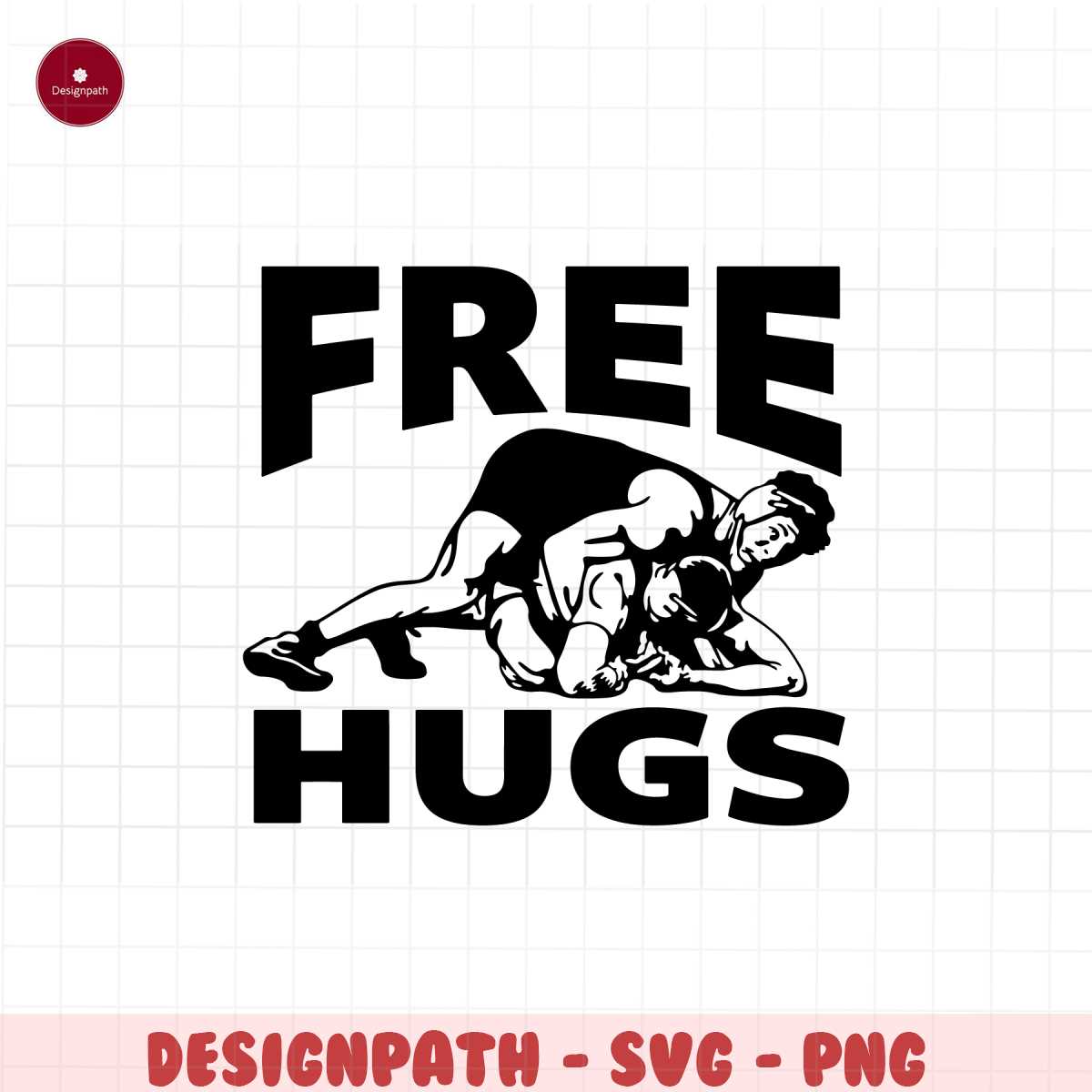 Free Hugs svg, Wrestling svg, Wrestle svg - Cuttable and Pri | Inspire ...
