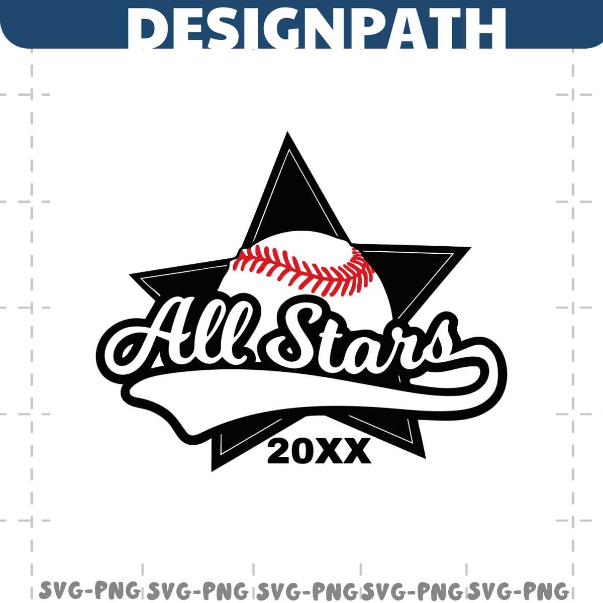 All Stars svg, Softball Svg, Baseball svg, vector, emblem, s | Inspire ...