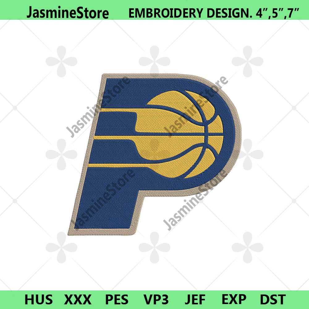 Indiana Pacers Logo Machine Embroidery Files, Pacers Symbol | Inspire ...
