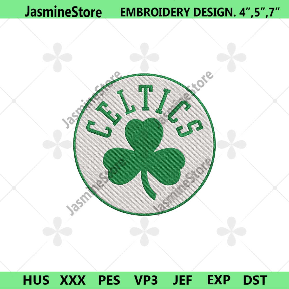 Boston Celtics Symbol Machine Embroidery Design, Boston Celt | Inspire ...