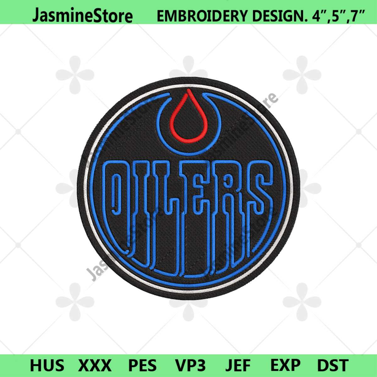 Edmonton Oilers Logo NHL Embroidery, Edmonton Oilers Embroid | Inspire ...