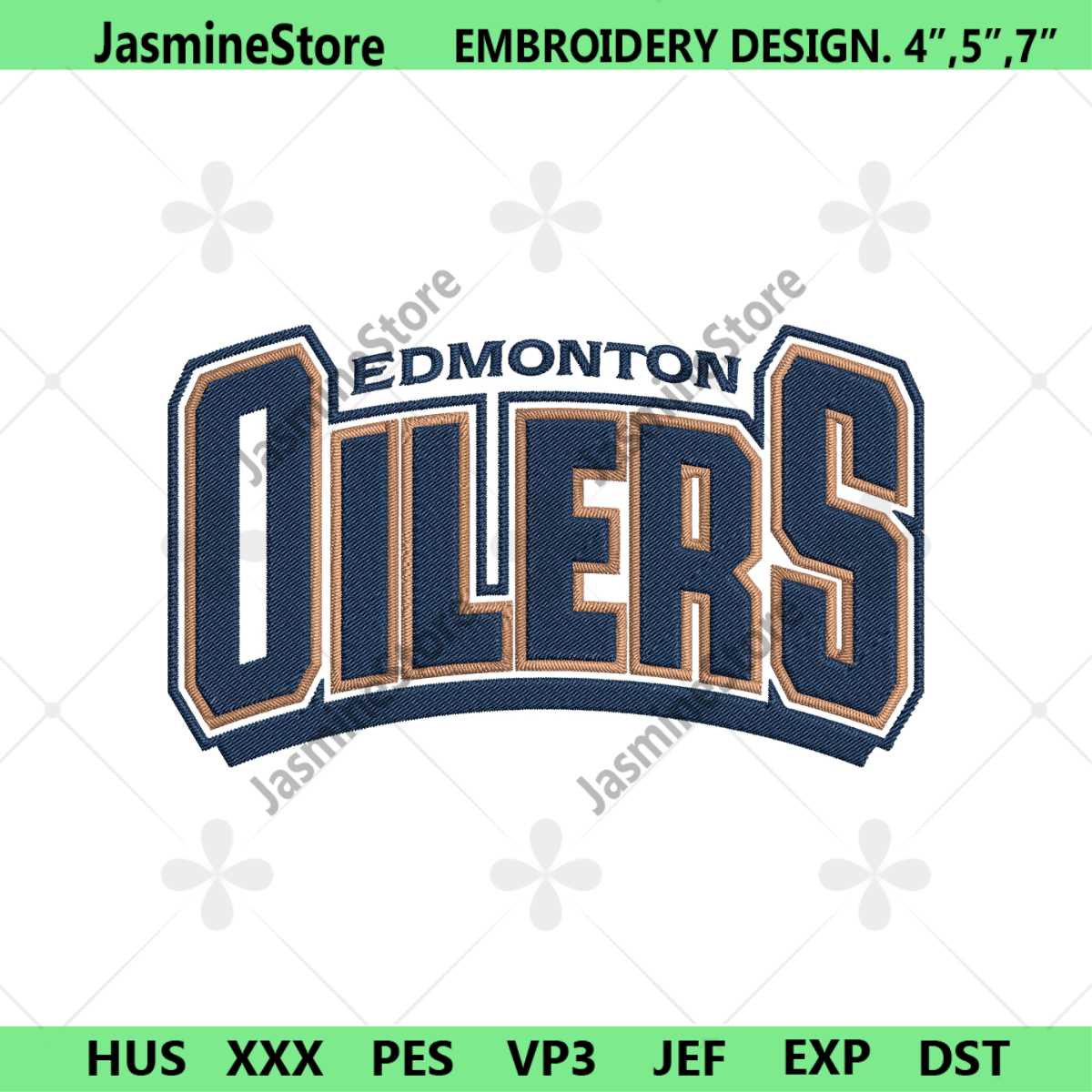 Edmonton Oilers Wordmark Logo Machine Embroidery, Edmonton O | Inspire ...