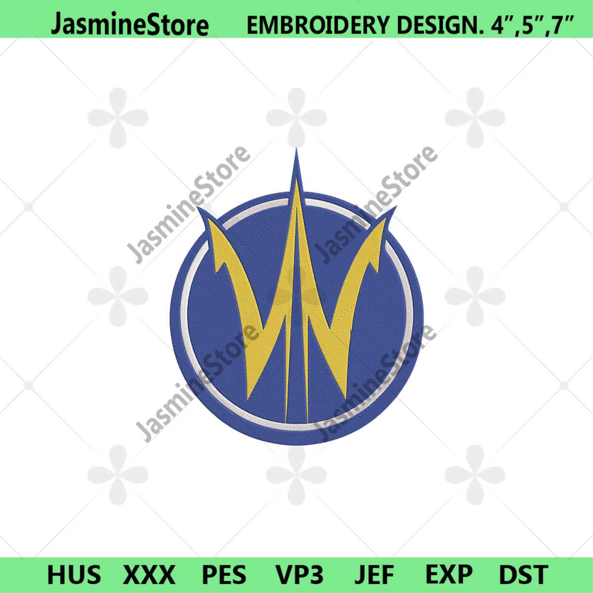 Golden State Warriors Logo Machine Embroidery Design Digital | Inspire ...