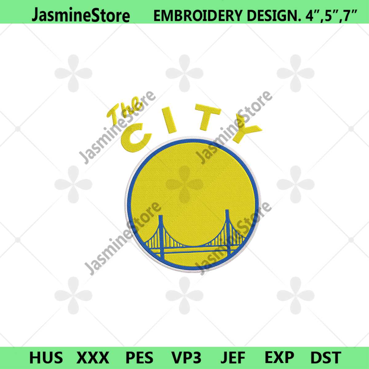 Golden State Warriors Logo Machine Embroidery Design Files, | Inspire ...