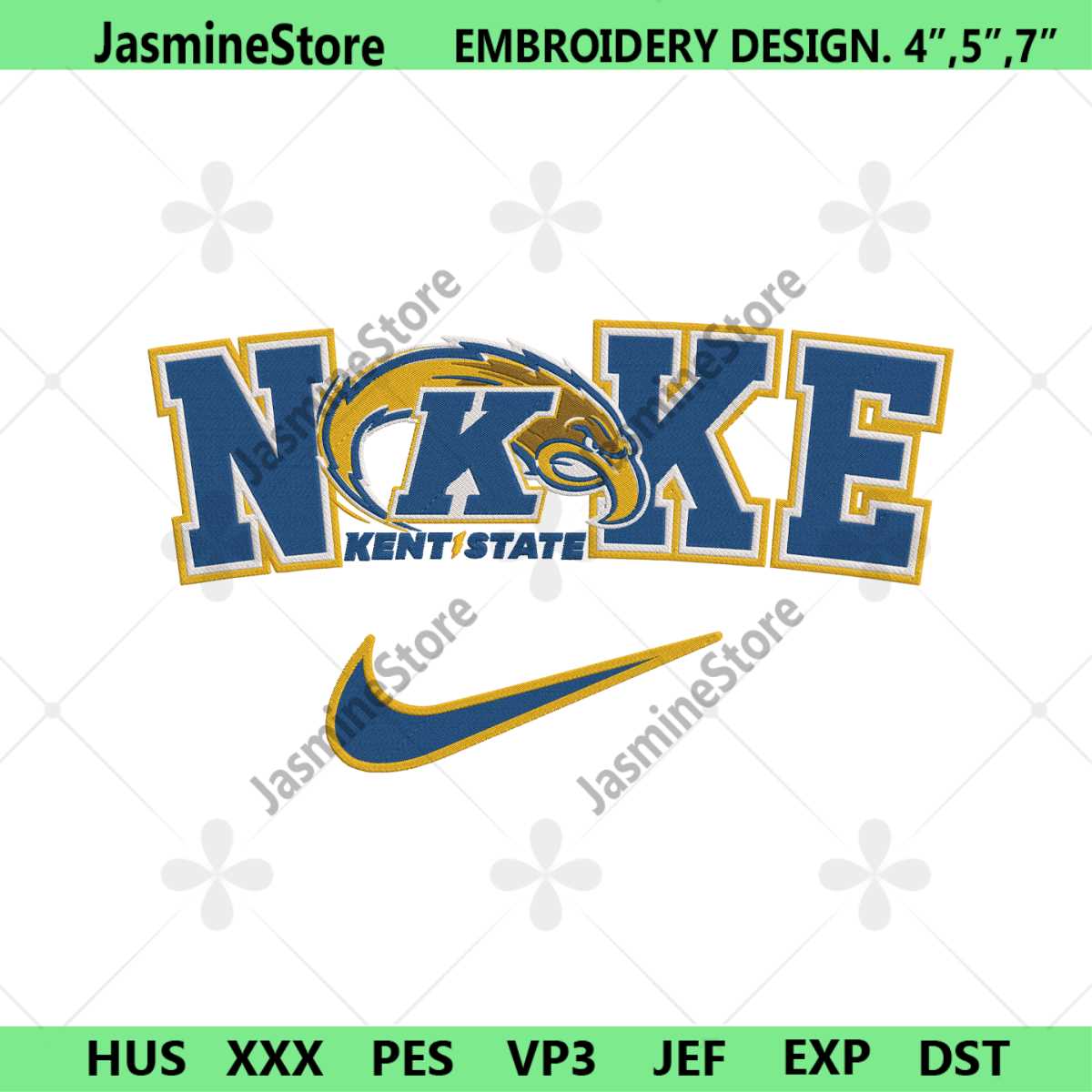 Kent State Golden Flashes Nike Logo Embroidery Design Downlo | Inspire ...