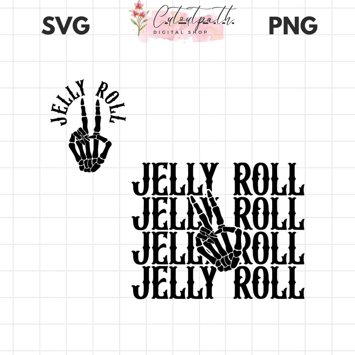 Jelly Roll Svg, Jelly Roll Png | Inspire Uplift