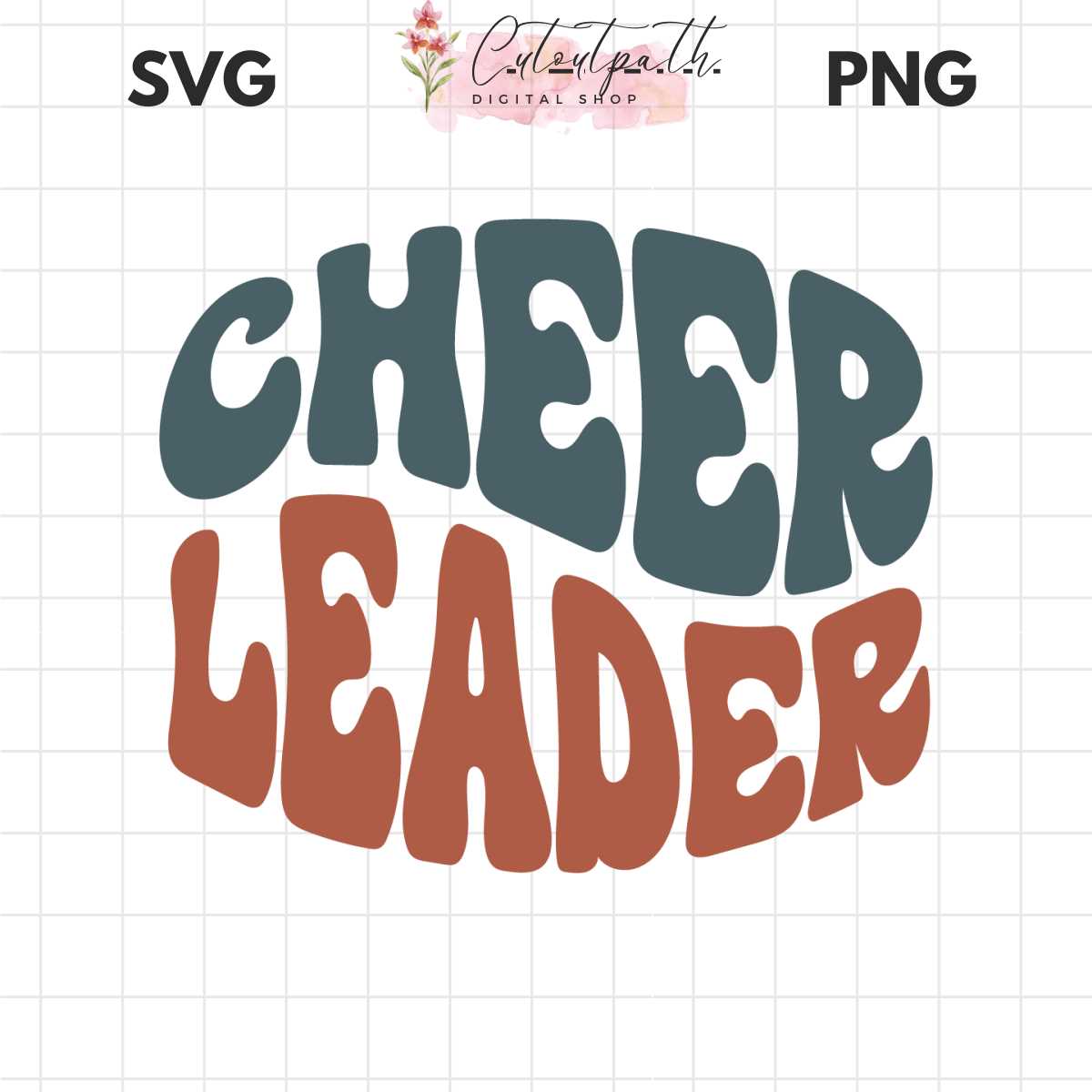 Cheerleader Svg, Png Dxf Eps, Retro Cheerleading Design, Cri | Inspire ...